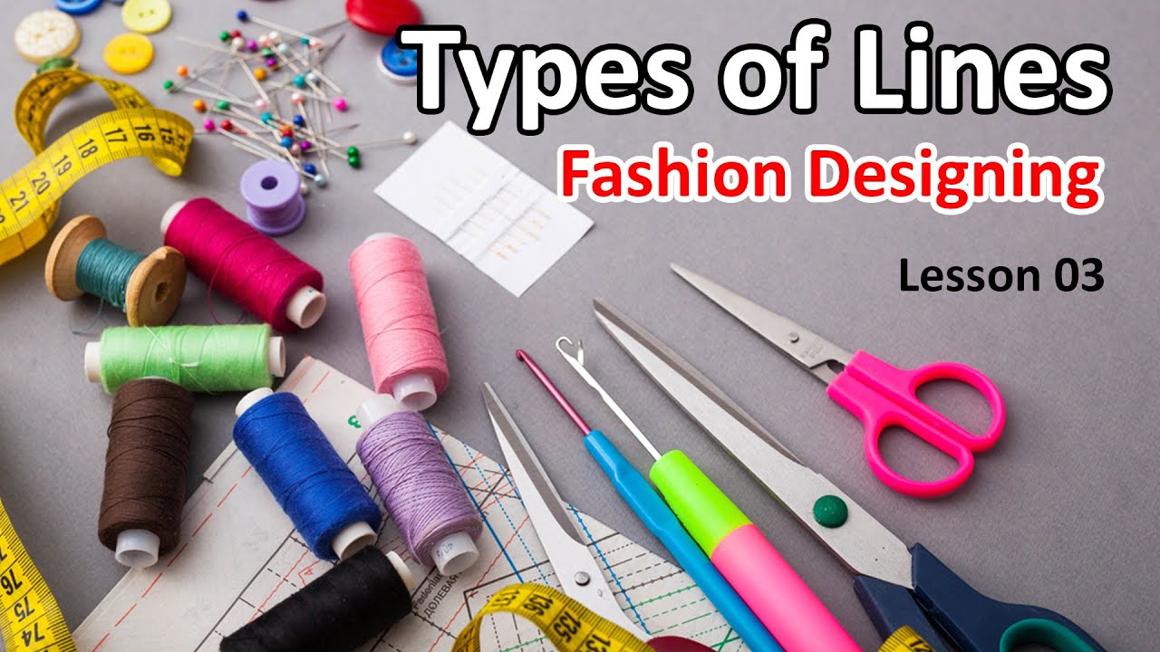 Types of Lines in Fashion Designing For Beginners | Lesson 3 by Meri ...