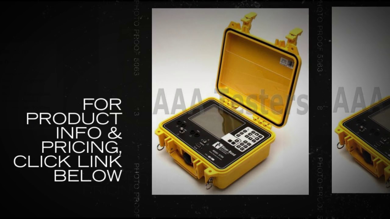 Riser Bond Model 1270A Metallic TDR Fault Locator - YouTube