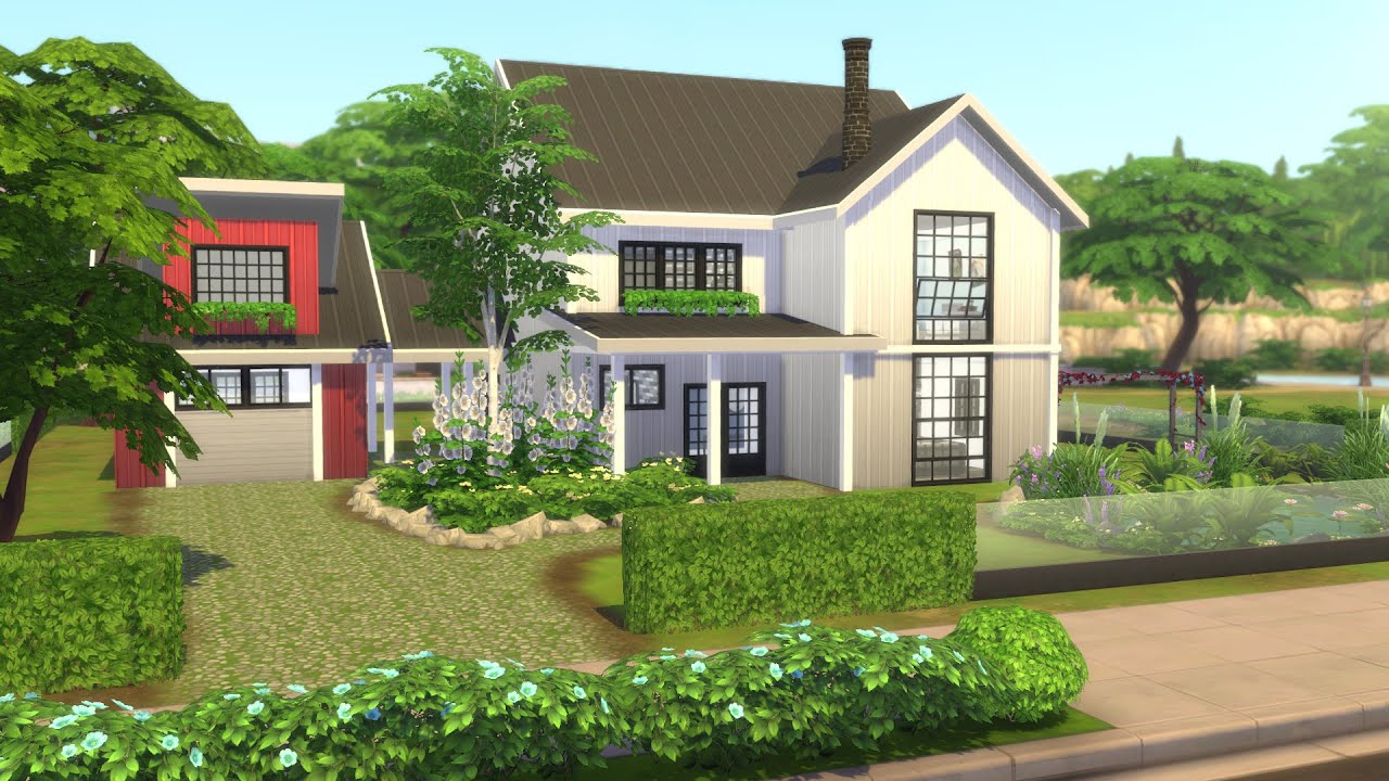 8 SIM HOUSE | The Sims 4 | SPEED BUILD - YouTube