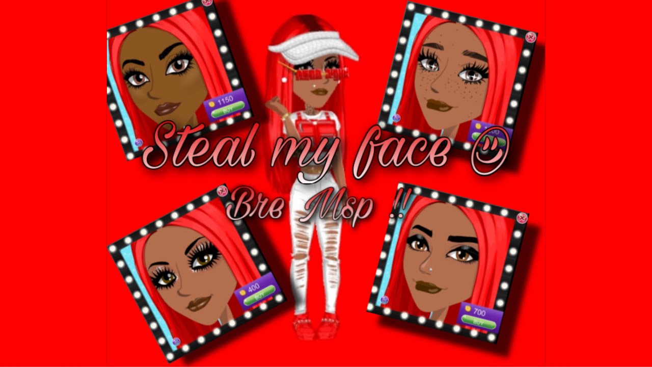Steal my face challenge on msp :) - YouTube