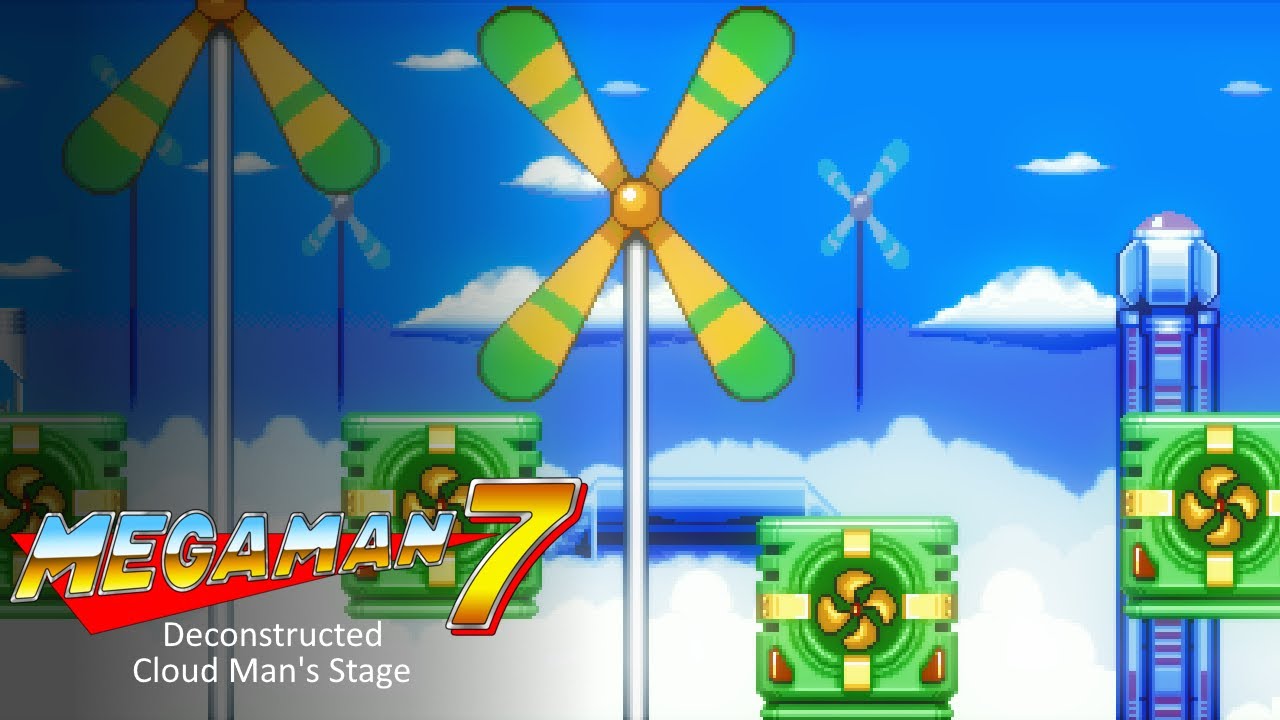 Mega Man 7 Deconstructed Audio - Cloud Man's Stage - YouTube