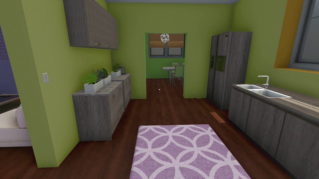 House Flipper - "Garden after building the house" with a crop garden ...