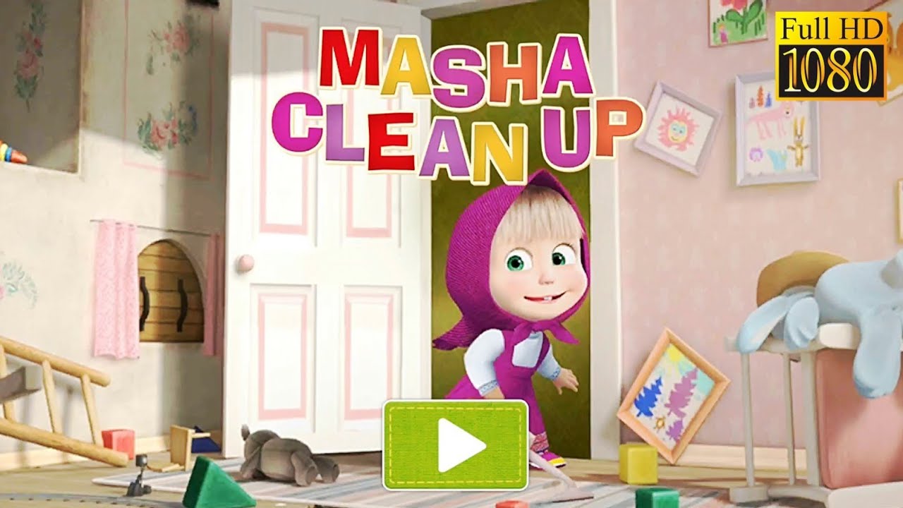 Masha cleaning up room #cocomelon #123 #abc #kids #kidslearning # ...