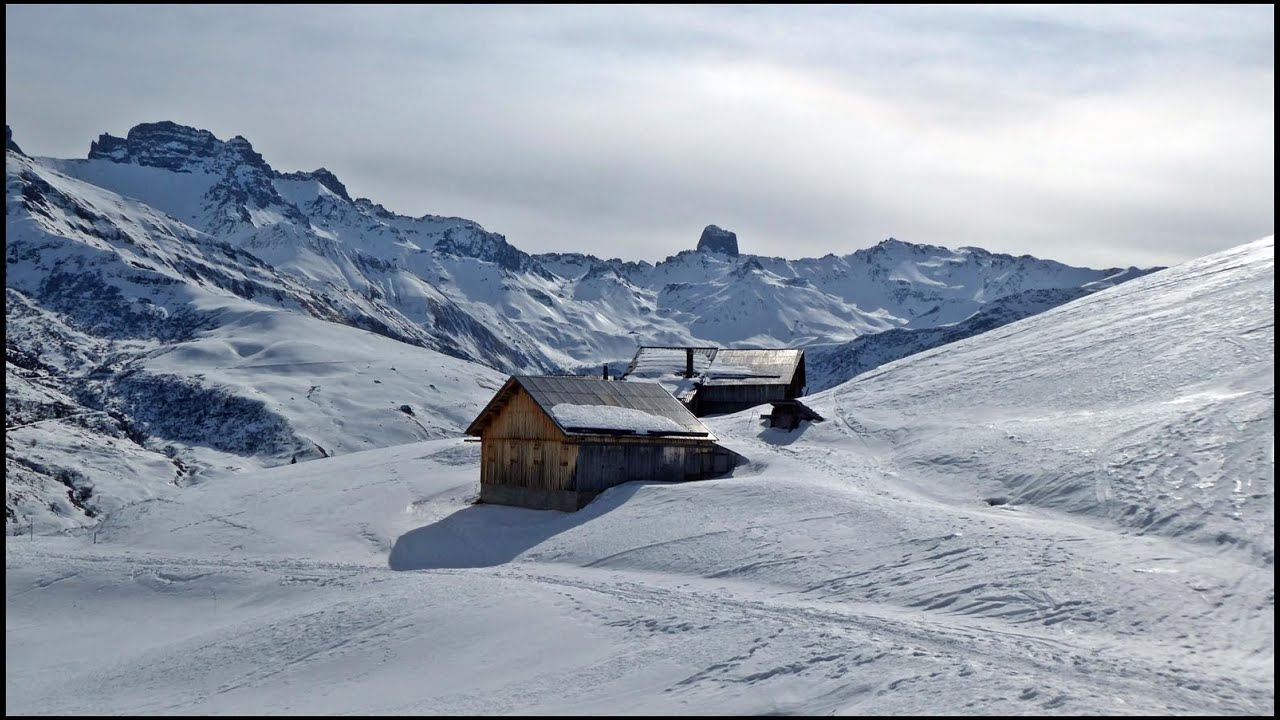Col du Pré, l'Entrus, les Bouchets et les Plans par Boudin (Beaufortain ...
