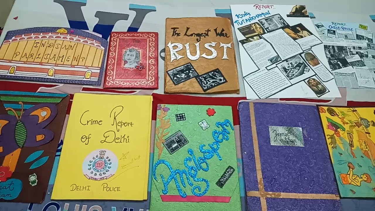 Class-V 🔰Science📕 How to make a project file? - YouTube