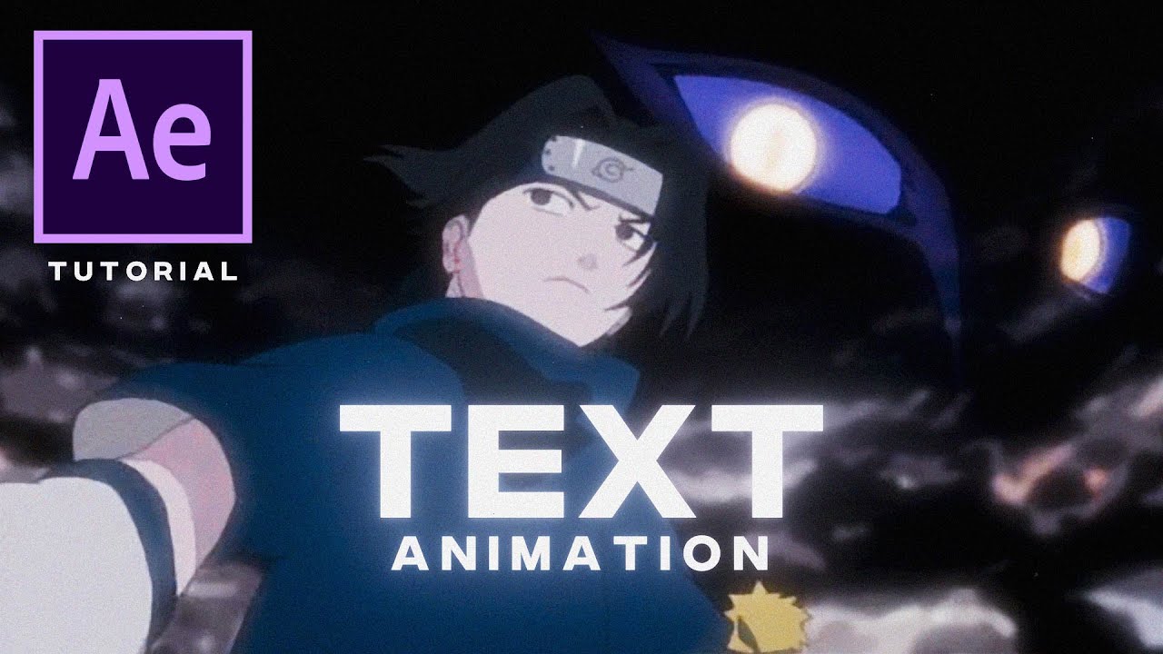 Text Animation | After Effects AMV Tutorial - YouTube