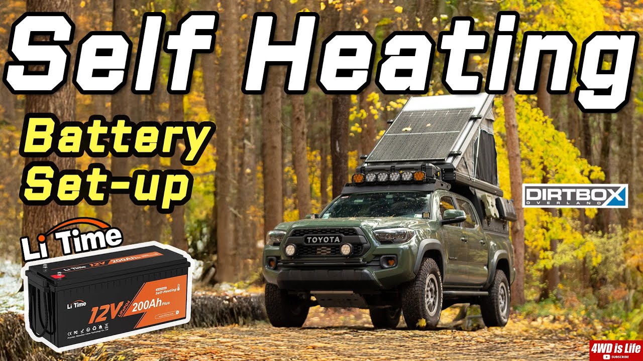Li-Time Self Heating battery - Dirtbox Overland Canopy Camper Battery ...