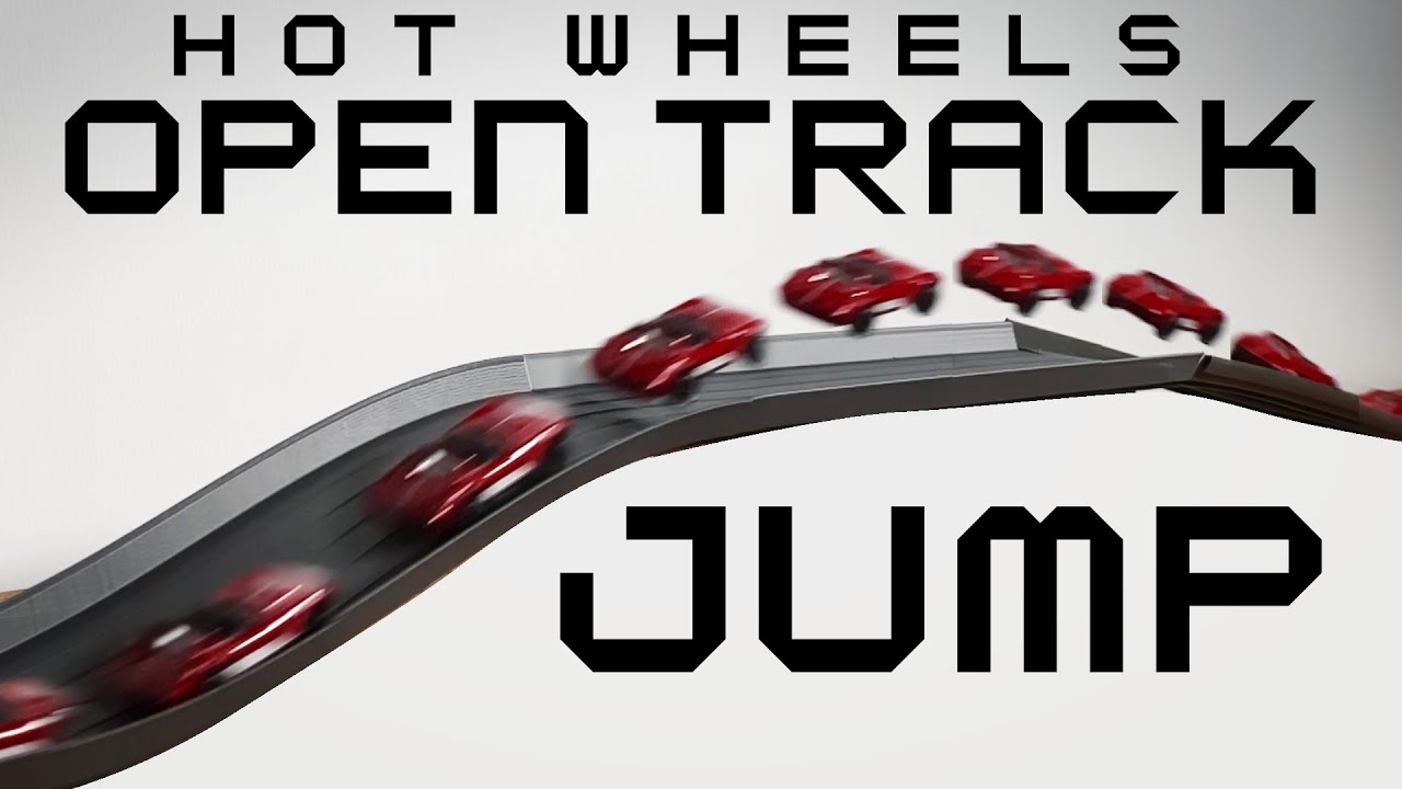 Hot Wheels Open Track Jumps and Ramps - Test 01 - 3D Printed for 1:64 ...