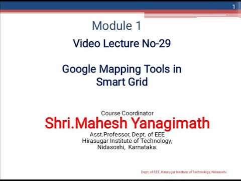 Google Mapping Tools used in Smart Grid - YouTube