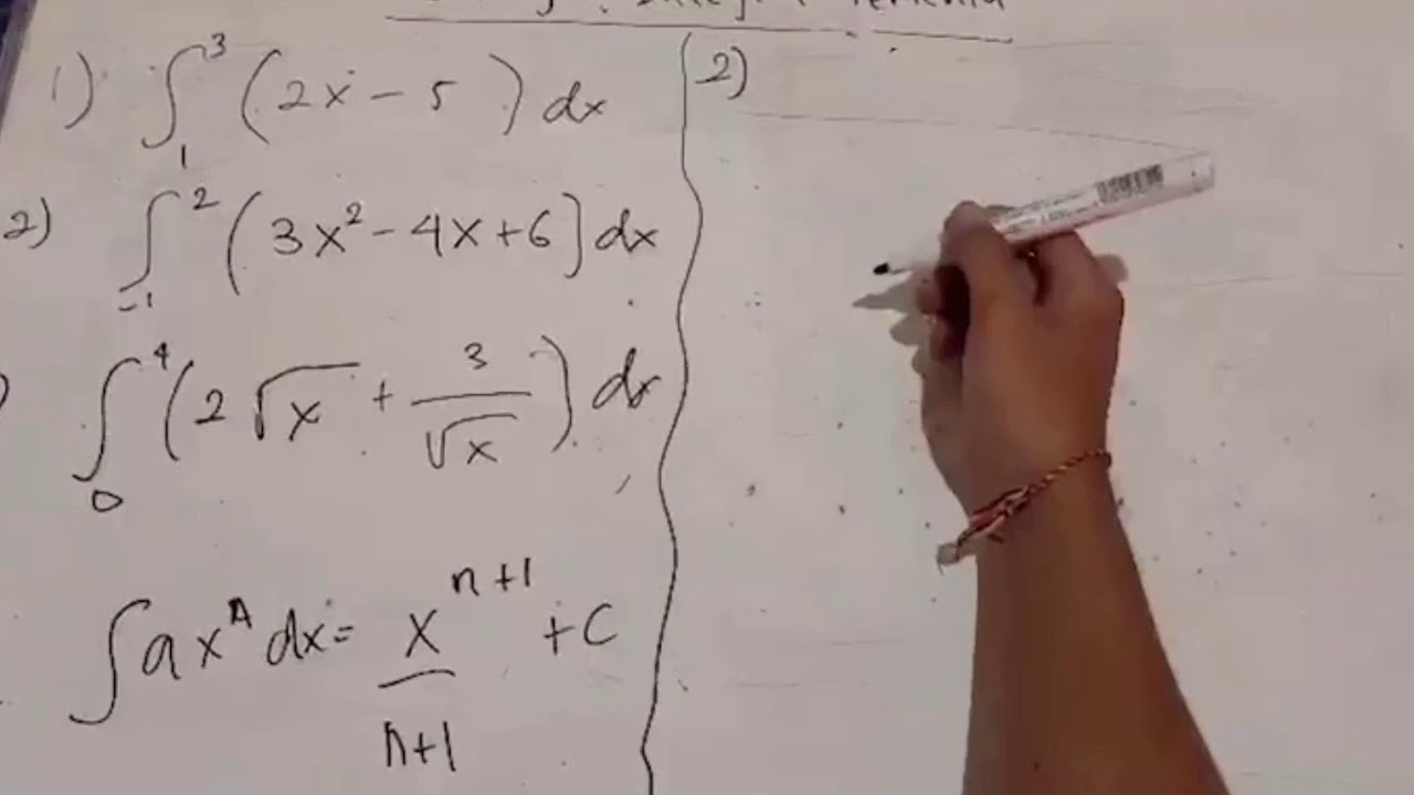 Perhitungan integral tertentu - YouTube