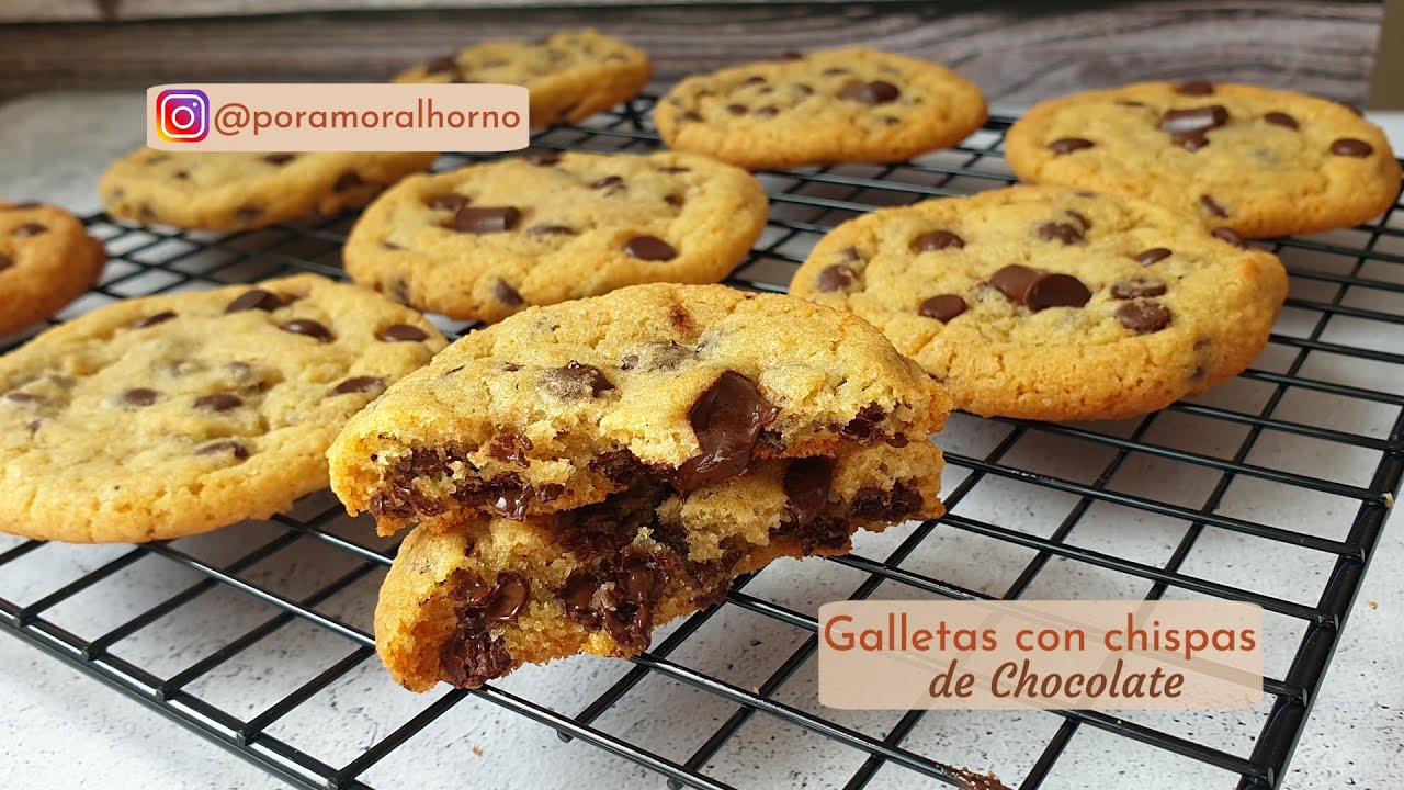 Galletas con chispas de chocolate - YouTube