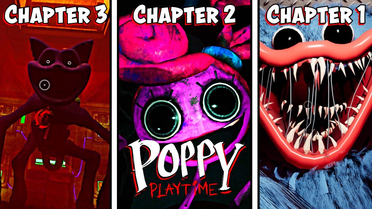 Poppy Playtime All 3 Chapters In One Session! (Full Game, Edited) - YouTube
