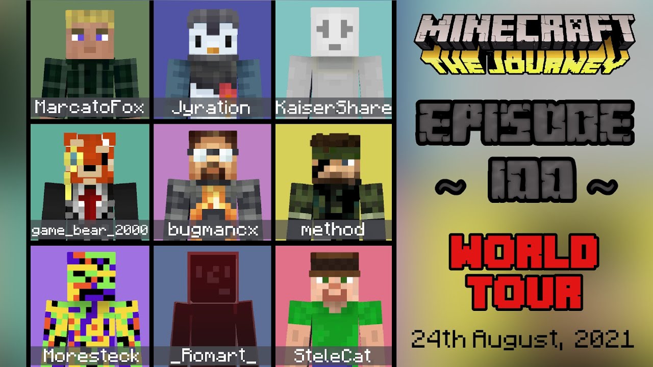 WORLD TOUR! | Minecraft: The Journey | E100 - YouTube