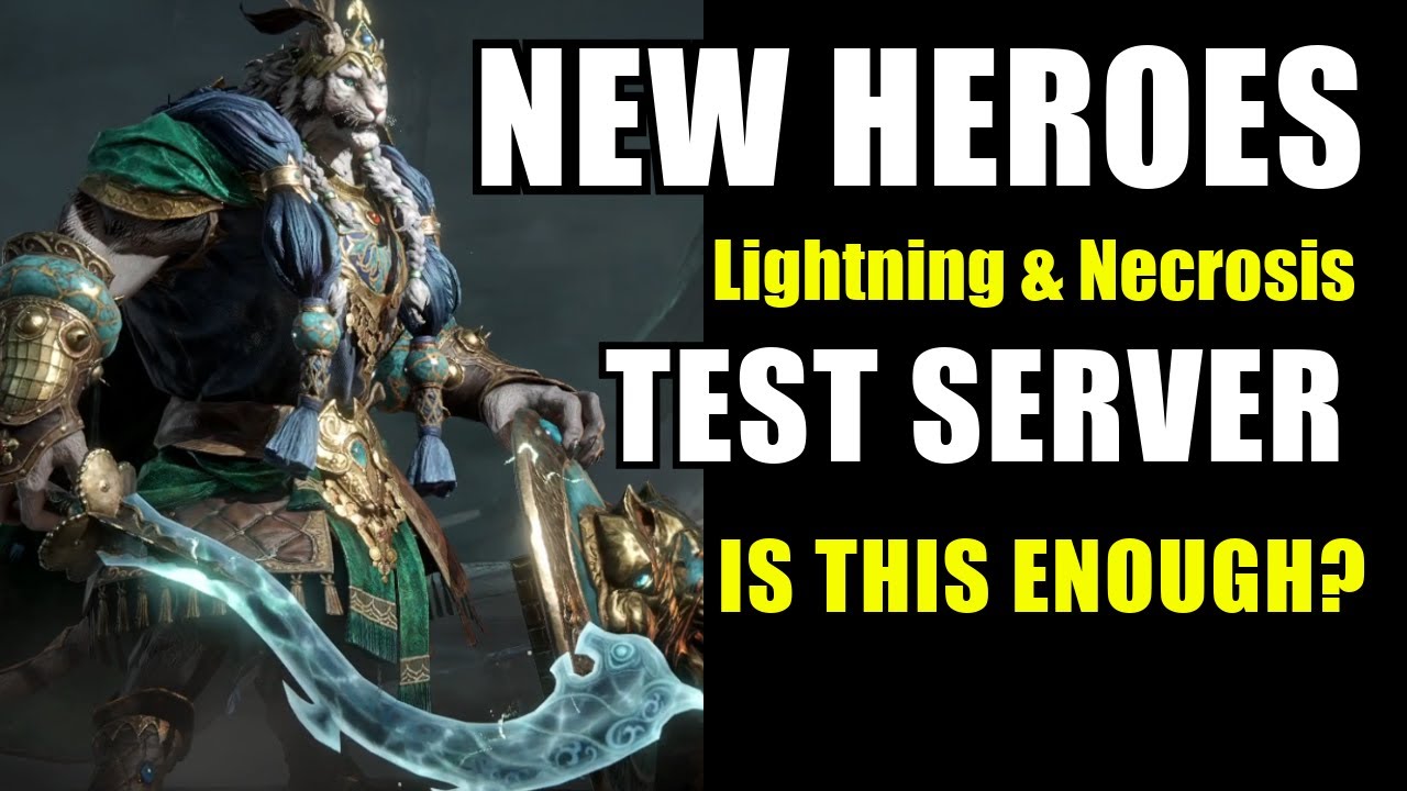 New HEROES all skills Lightning & Necrosis SAD | Dragonheir Silent Gods ...