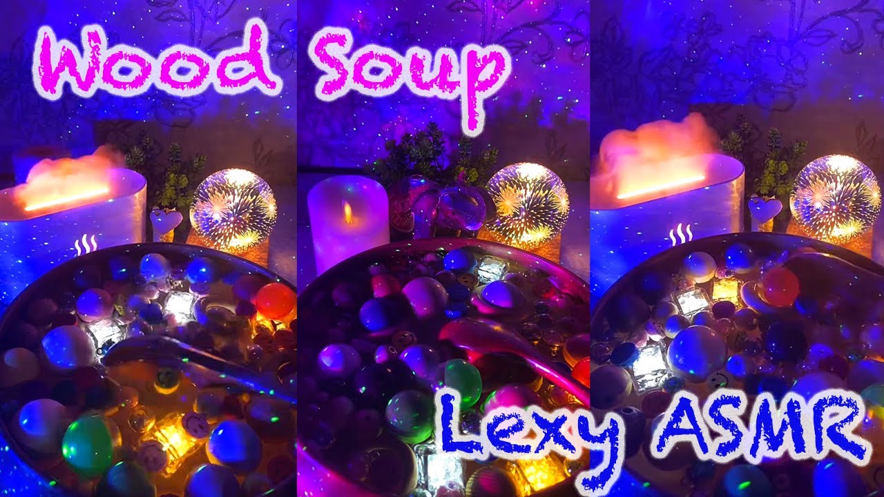 🥣 ASMR WOODEN SOUP - Wood soup ASMR 🥣 Sounds for relaxation and ...