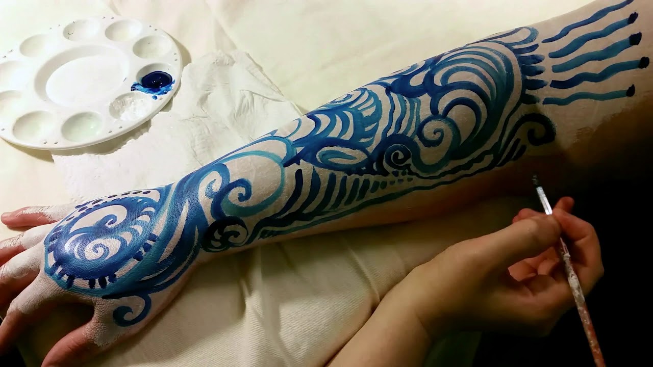 Meditative Design - Arm Painting - YouTube