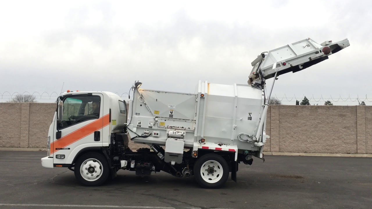 2008 GMC W5500 Amrep 6 Yard Side Loader AS-IS - YouTube