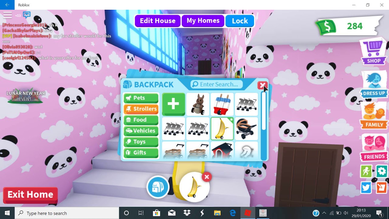 WHATS IN MY ADOPT ME BACK PACK / FIRST VIDEO - YouTube