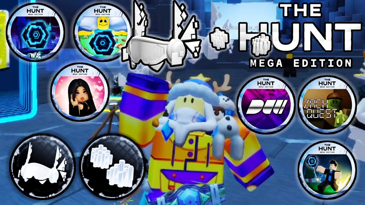 Roblox The Hunt Mega Edition BLANC KNOWLEDGE VISOR & BLANC HEXROW MANTLE (7 Tokens) - YouTube