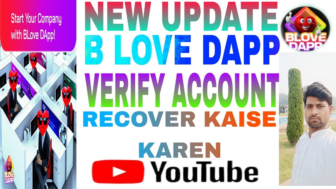 VERIFY ACCOUNT B LOVE DAPP - YouTube