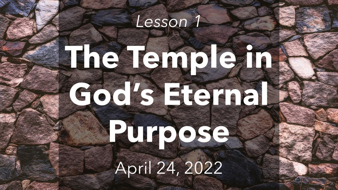 1 - The Temple in God’s Eternal Purpose - YouTube