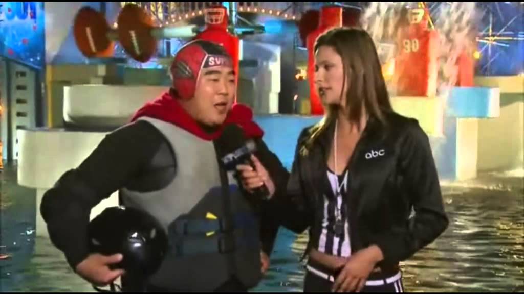 Total Wipeout Winner - 1st girl won $50,000 - Monica Kaufmann Baby Face ...