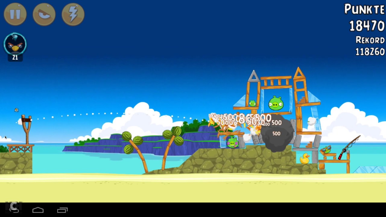 Angry Birds Surf & Turf Level 5 117680 - YouTube