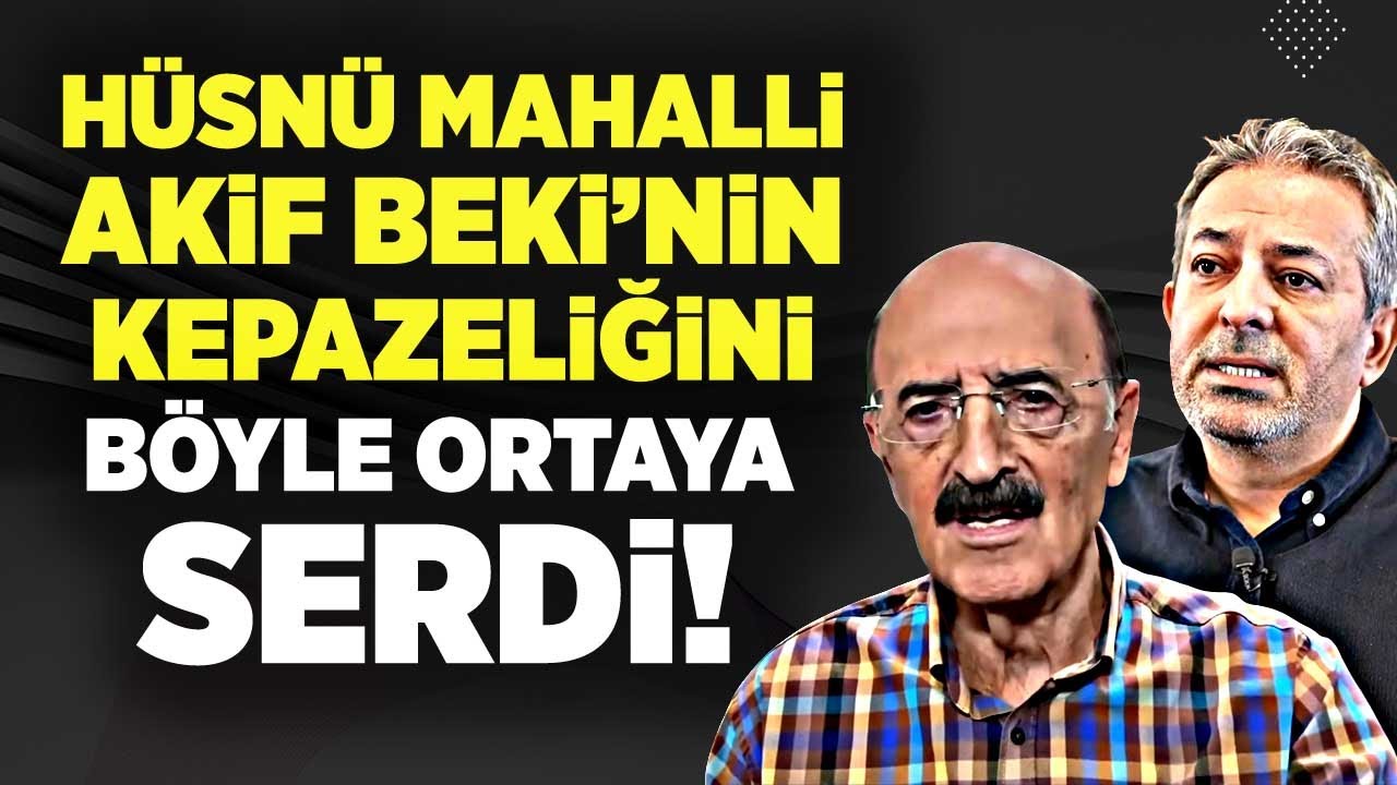 Hüsnü Mahalli Akif Beki'nin kepazeliğini böyle ortaya serdi! - YouTube