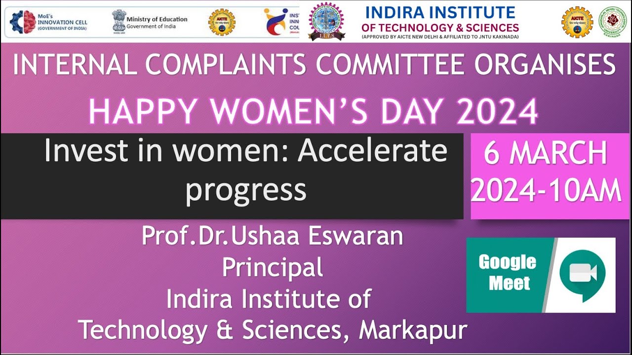 WOMEN'S DAY-Invest in women: Accelerate progress - YouTube