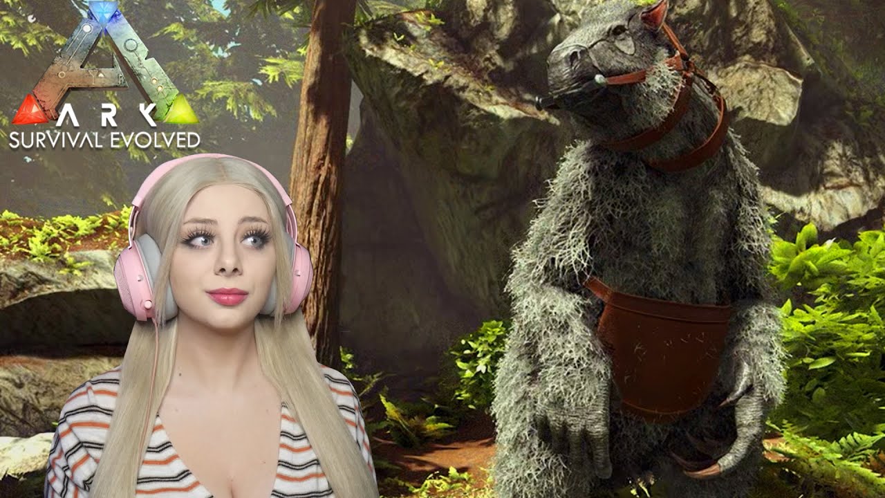 The BATTLE for a Megatherium... | Ark: Survival Evolved (Cave ...