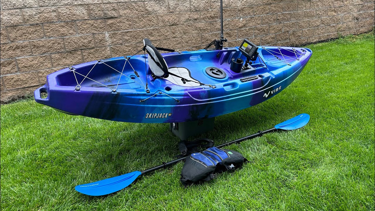 First Look at my new Vibe Skipjack 90 kayak. - YouTube