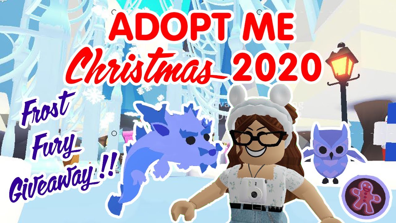 ROBLOX ADOPT ME CHRISTMAS UPDATE 2020 *FROST FURY GIVEAWAY* - YouTube