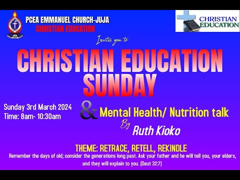 Sunday 3rd March 2024-Christian Education Sunday - YouTube