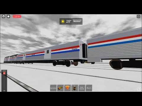 ROBLOX Railfanning at Riverside, IL S21E36: Amtrak Silver Streak Train - YouTube