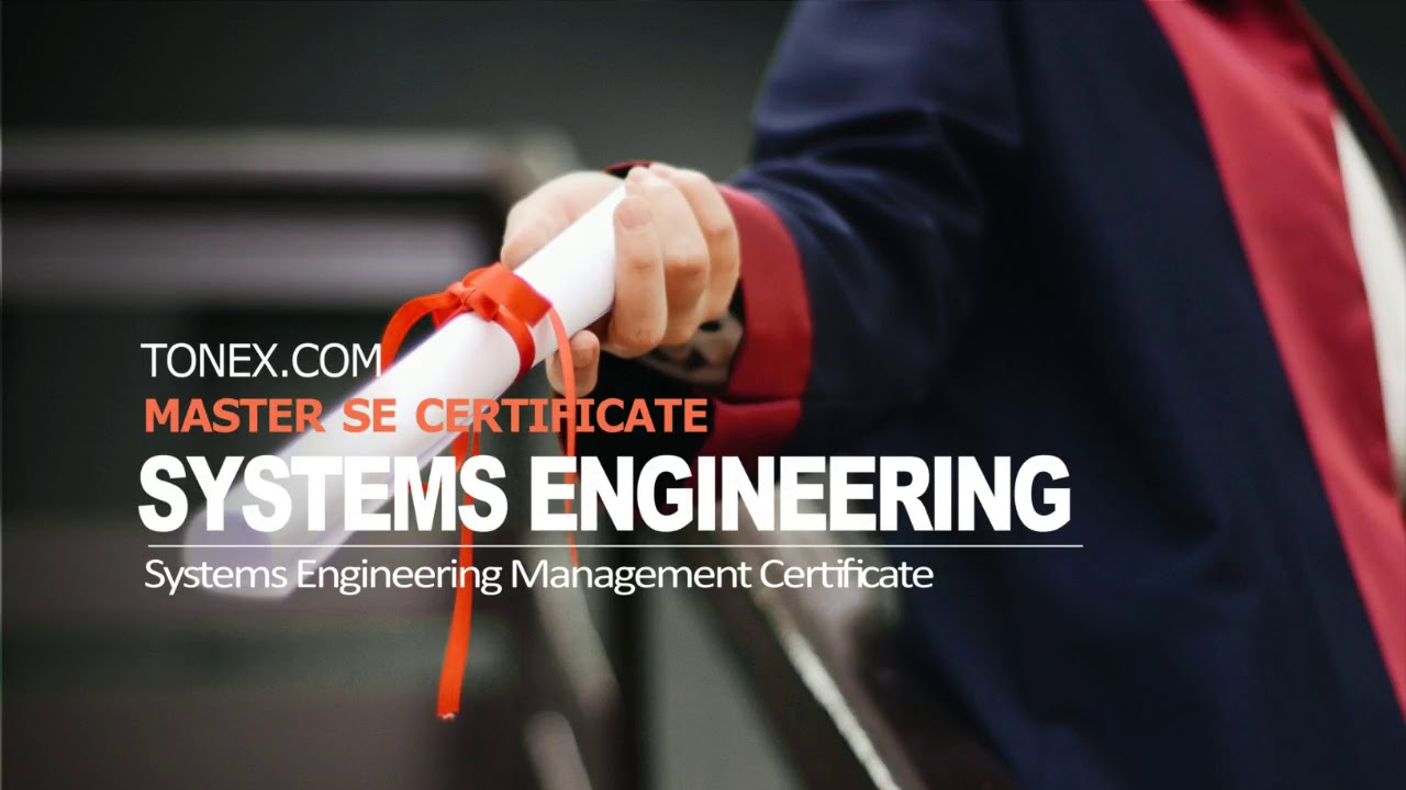 Systems Engineering Management Certificate, Master SE Certificate ...