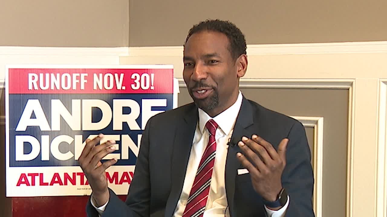 Atlanta Mayoral candidate Andre Dickens sit-down interview - YouTube
