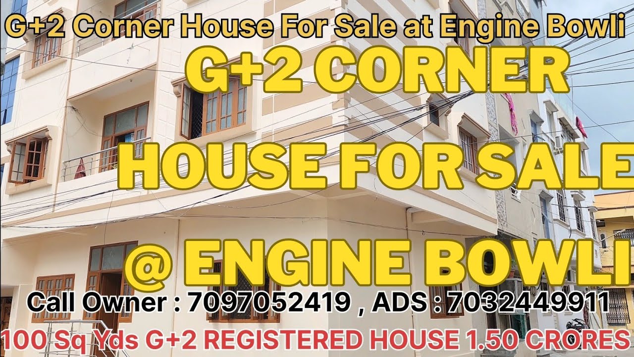 G+2 Rental Income Independent #houseforsale at Engine Bowli Hyderabad ...