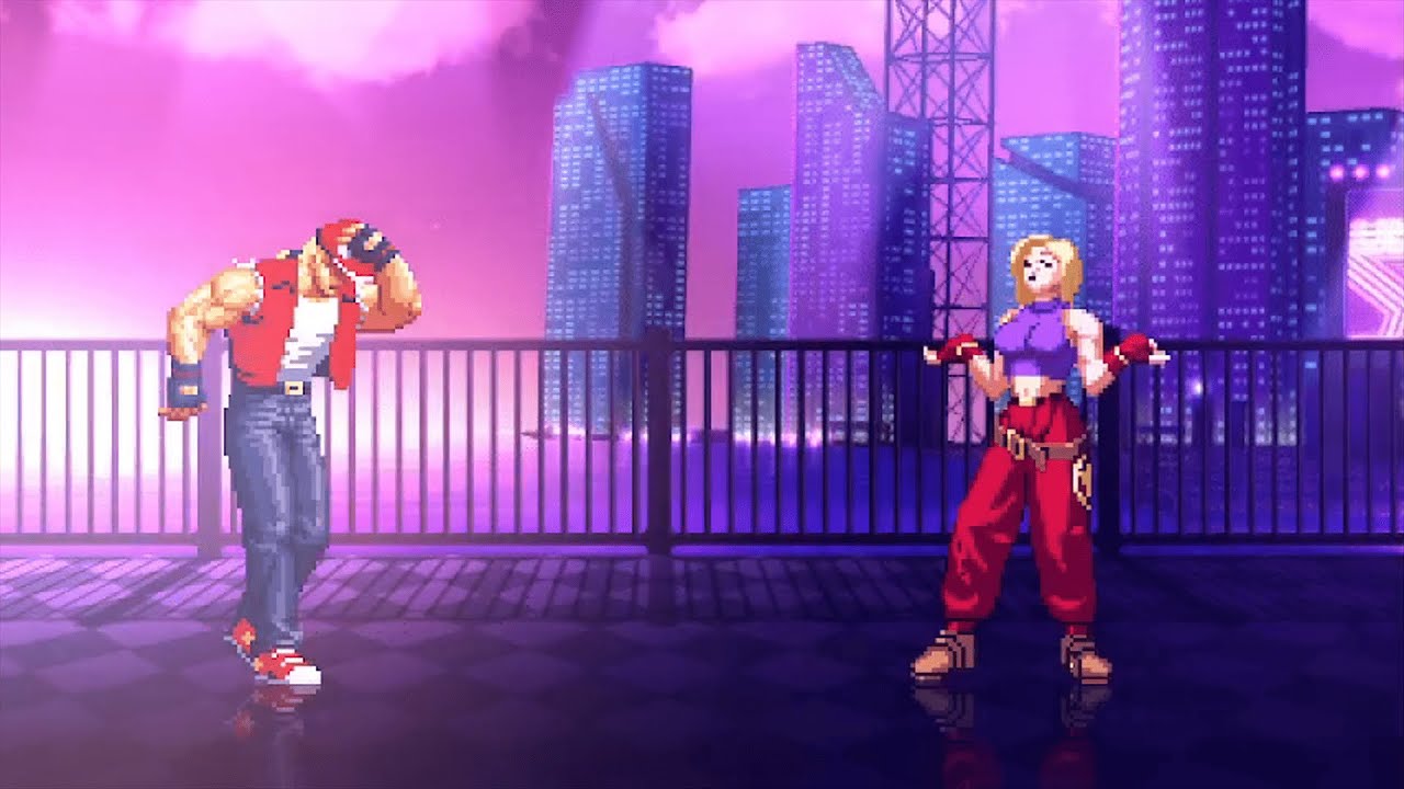 MUGEN Terry Bogard VS Blue Mary - YouTube