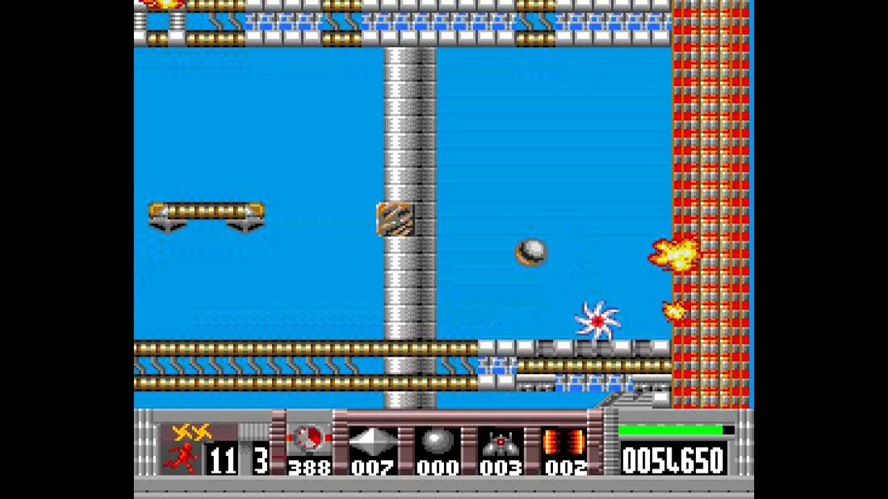 TG16 Turrican Gameplay - World 1 - YouTube