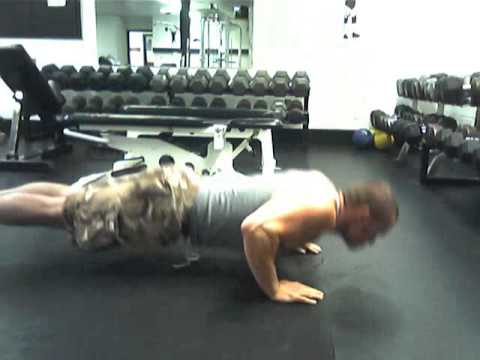 Explosive Push up Superset w Diamonds - YouTube