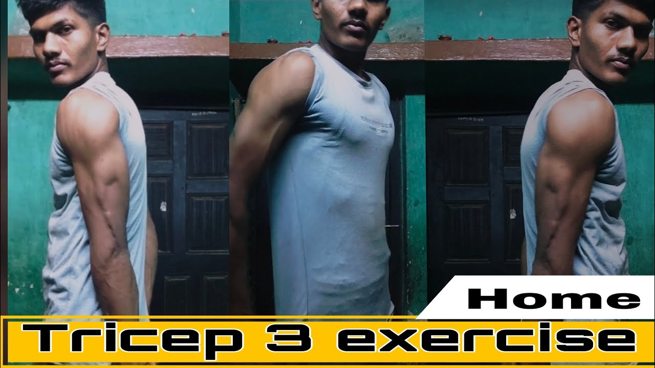 Tricep 3 exercise in Home #motivation #gymworkout #execrise - YouTube