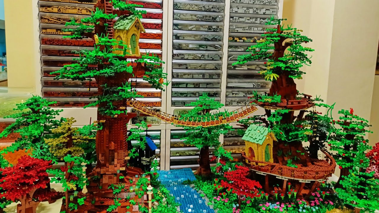LEGO Castle - Forestmen Diorama 🌳🌲🌳🌲🌳 - YouTube