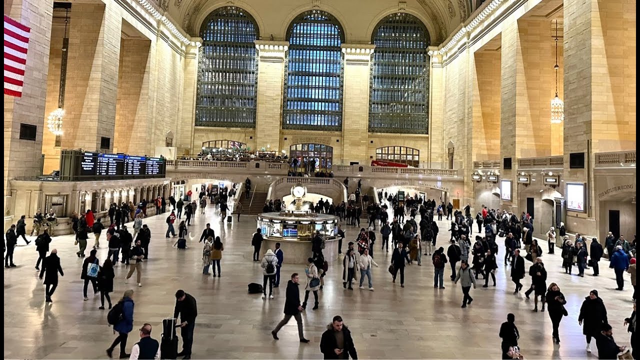 New York Manhattan Grand Central Terminal | Times Square Live - YouTube