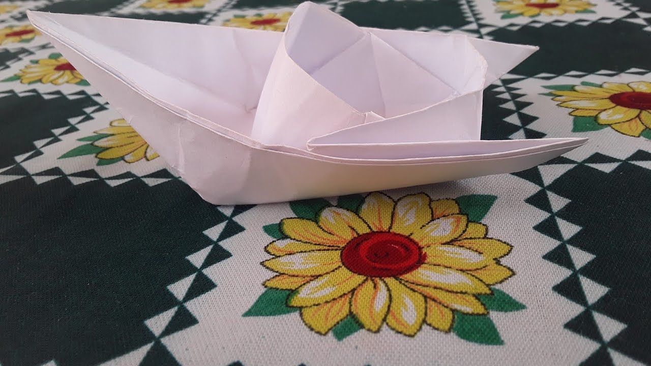 qog'ozdan kema yasash - YouTube