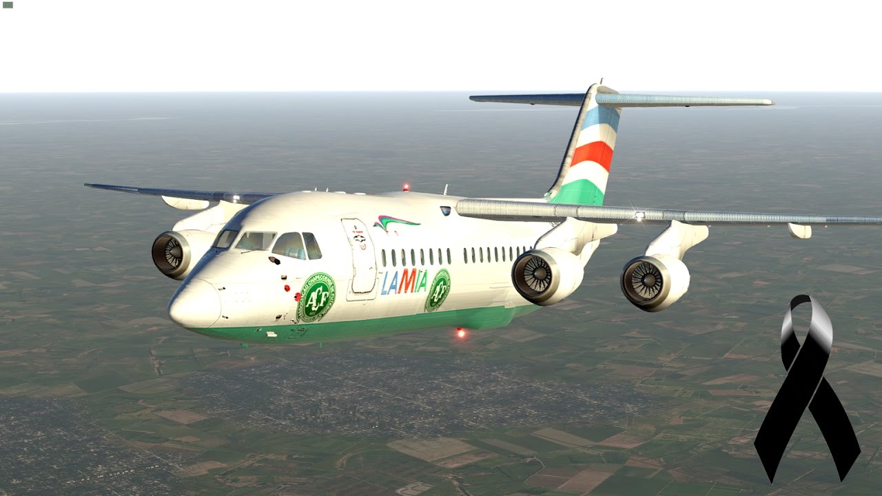 X-Plane 11 | Teste Avro RJ-85 | Tributo à Chapecoense - YouTube