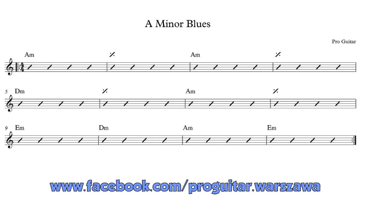 A Minor Blues BACKING TRACK, Jam Track, Slow Blues. - YouTube