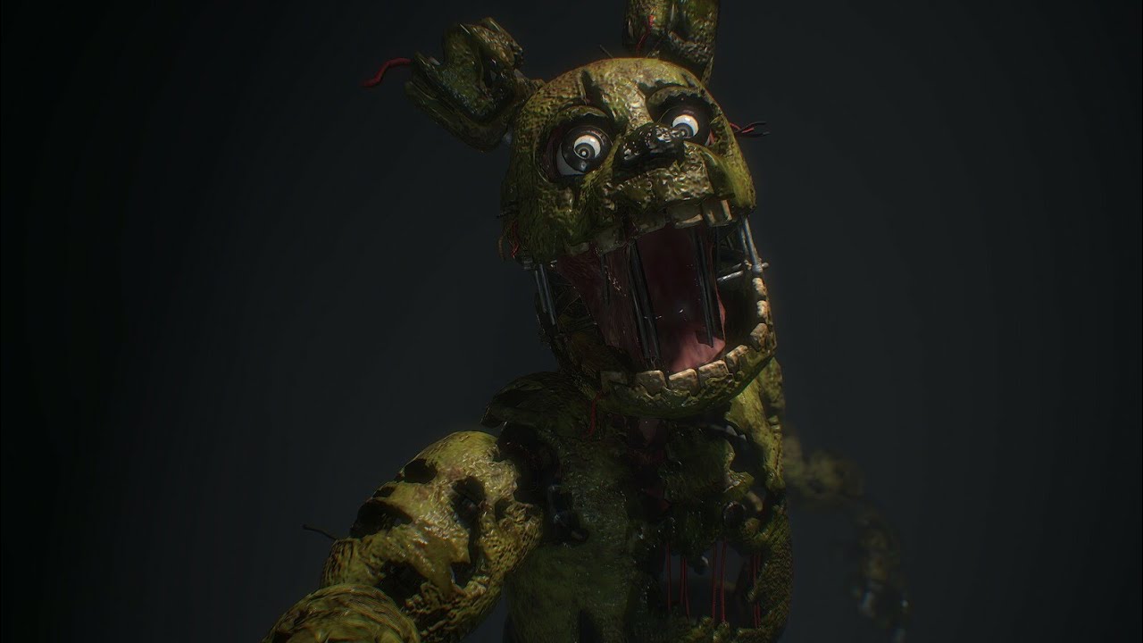 FNAF 4 Springtrap jumpscare! - YouTube