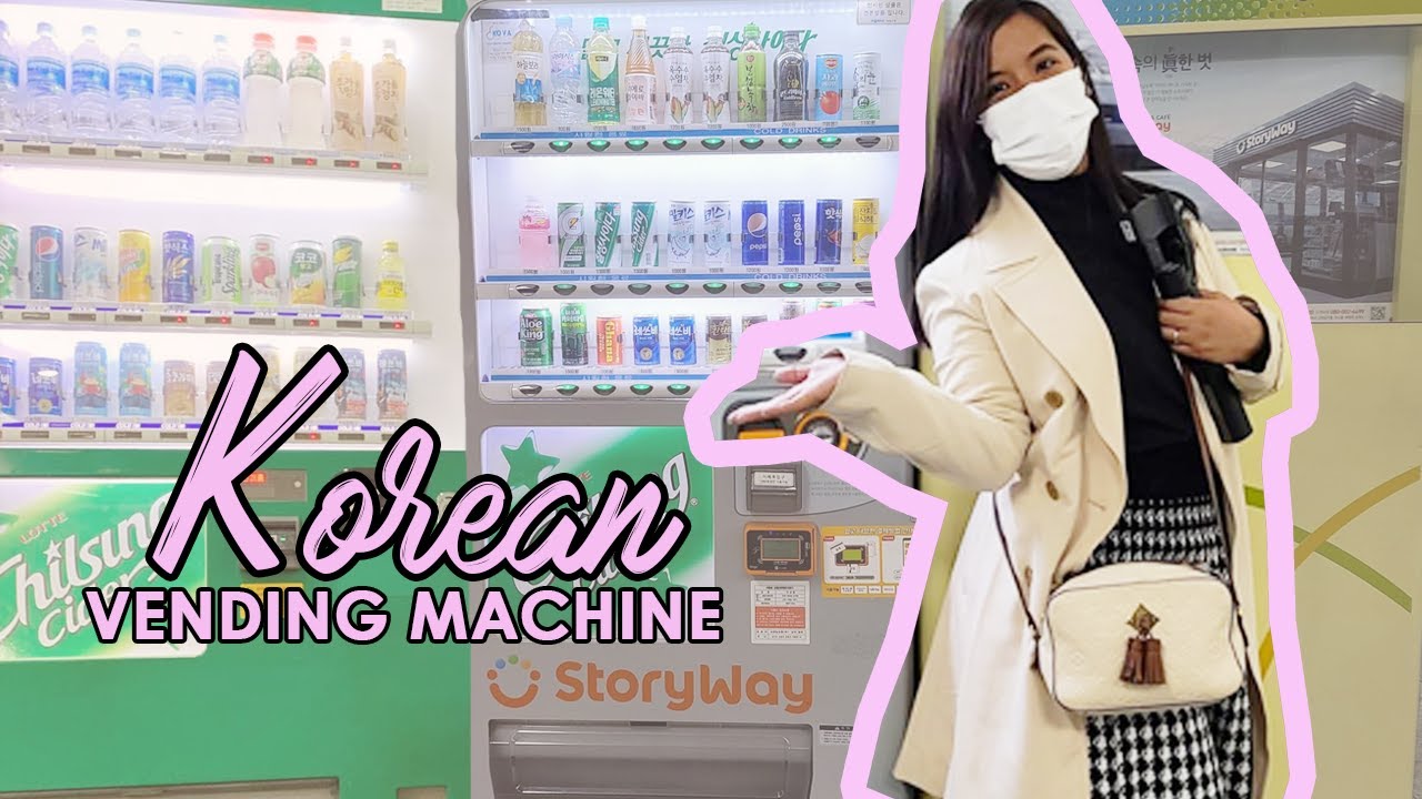 How convenient Korean vending machines in subway stations - YouTube