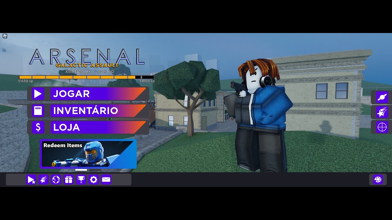 Jogando Arsenal (ROBLOX) - YouTube