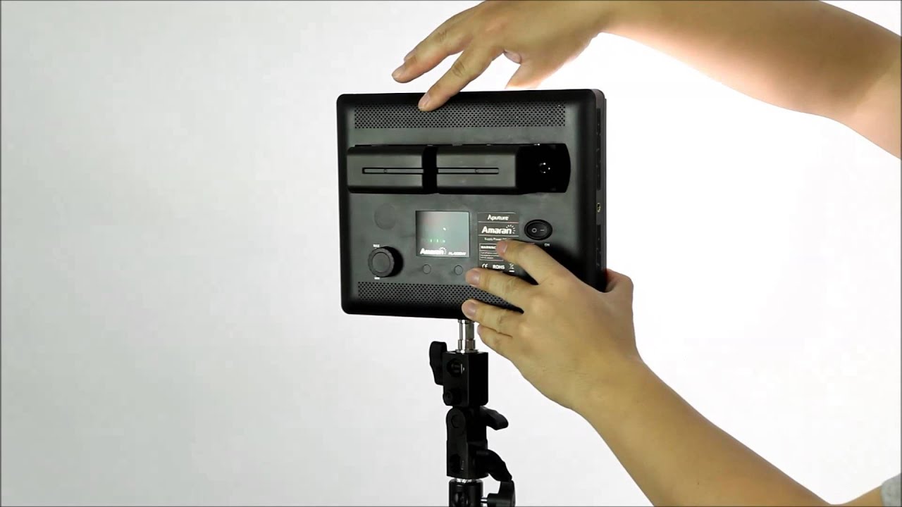 Hypop: First Look at the Aputure AL-528 LED Video Light - YouTube